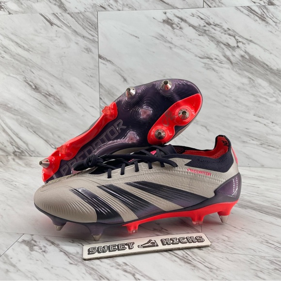 adidas | Shoes | Men Adidas Predator Elite Sg Grey Black Soccer Cleats ...